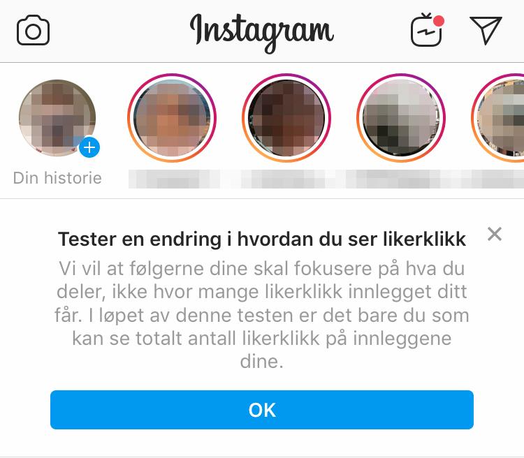 Nå skjuler Instagram antall «likes» i Australia - Tek.no Nå skjuler Instagram antall «likes» i Australia - Tek.no